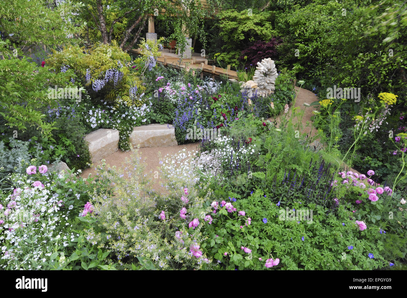 London, UK. 18th May, 2015. Sentebale – Hope in Vulnerability Garden at ...