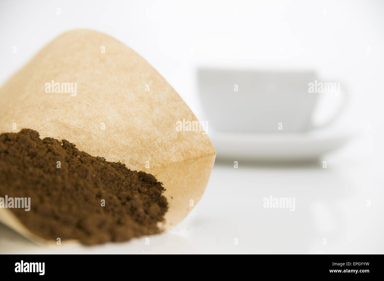 paper cone and cup Stock Photo - Alamy