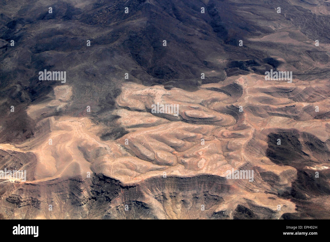 Desert the top view Stock Photo - Alamy