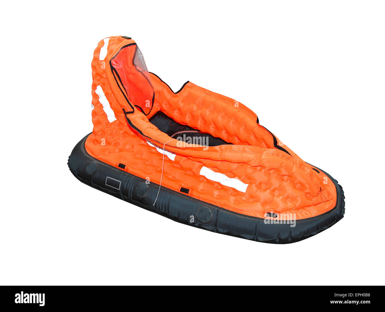 Single seat life raft Stock Photo - Alamy