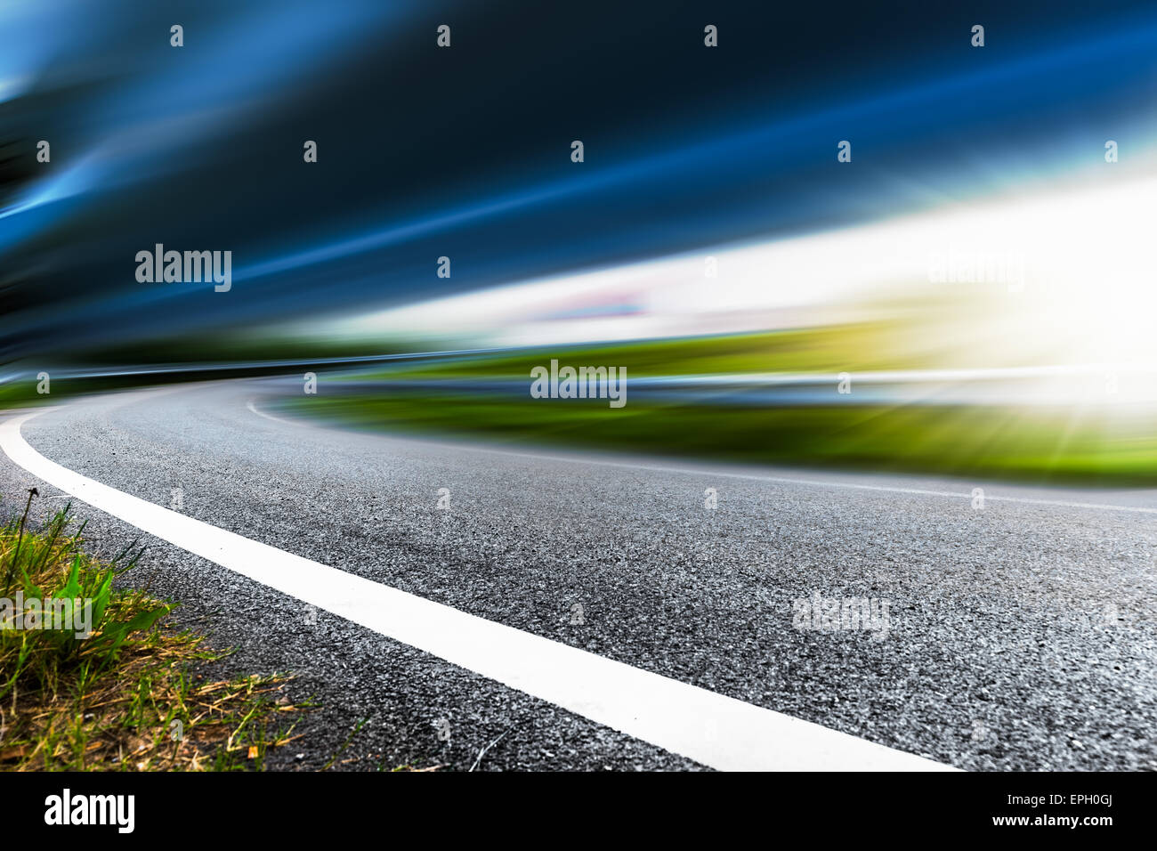 Semi urban road hi-res stock photography and images - Alamy