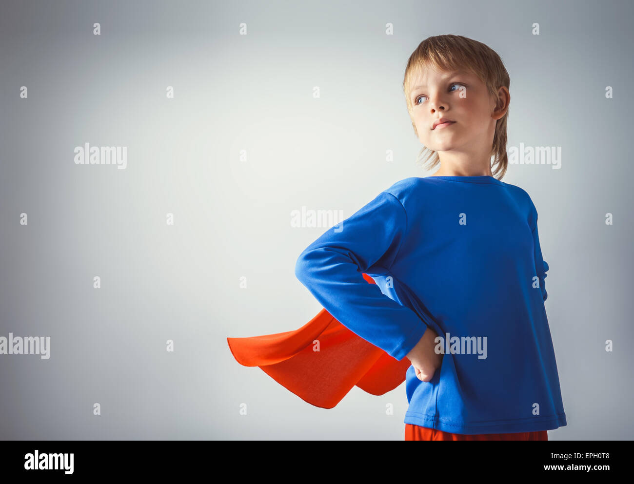 Child with superman costume hi-res stock photography and images - Alamy
