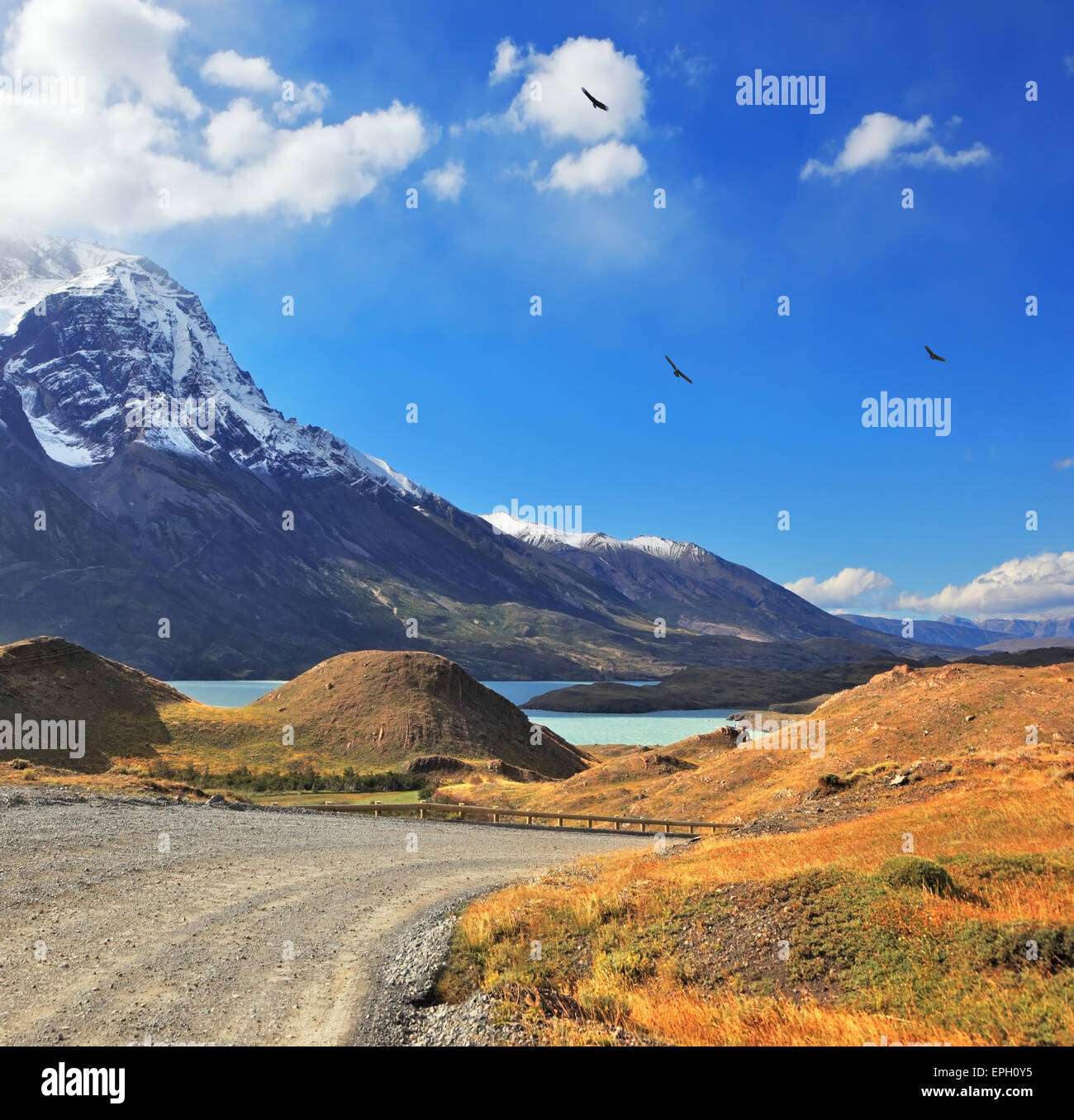 Snow-capped peaks Stock Photo - Alamy