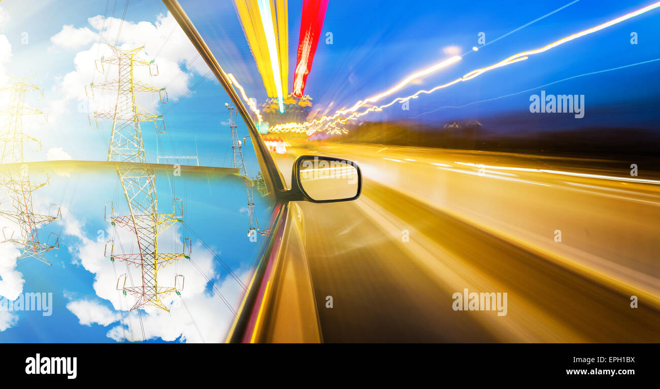 Car speed drive hi-res stock photography and images - Alamy