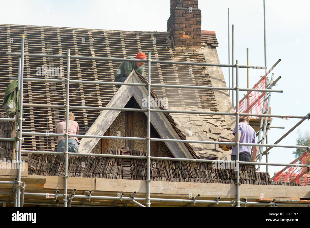 Victorian roof tiles hi-res stock photography and images - Alamy