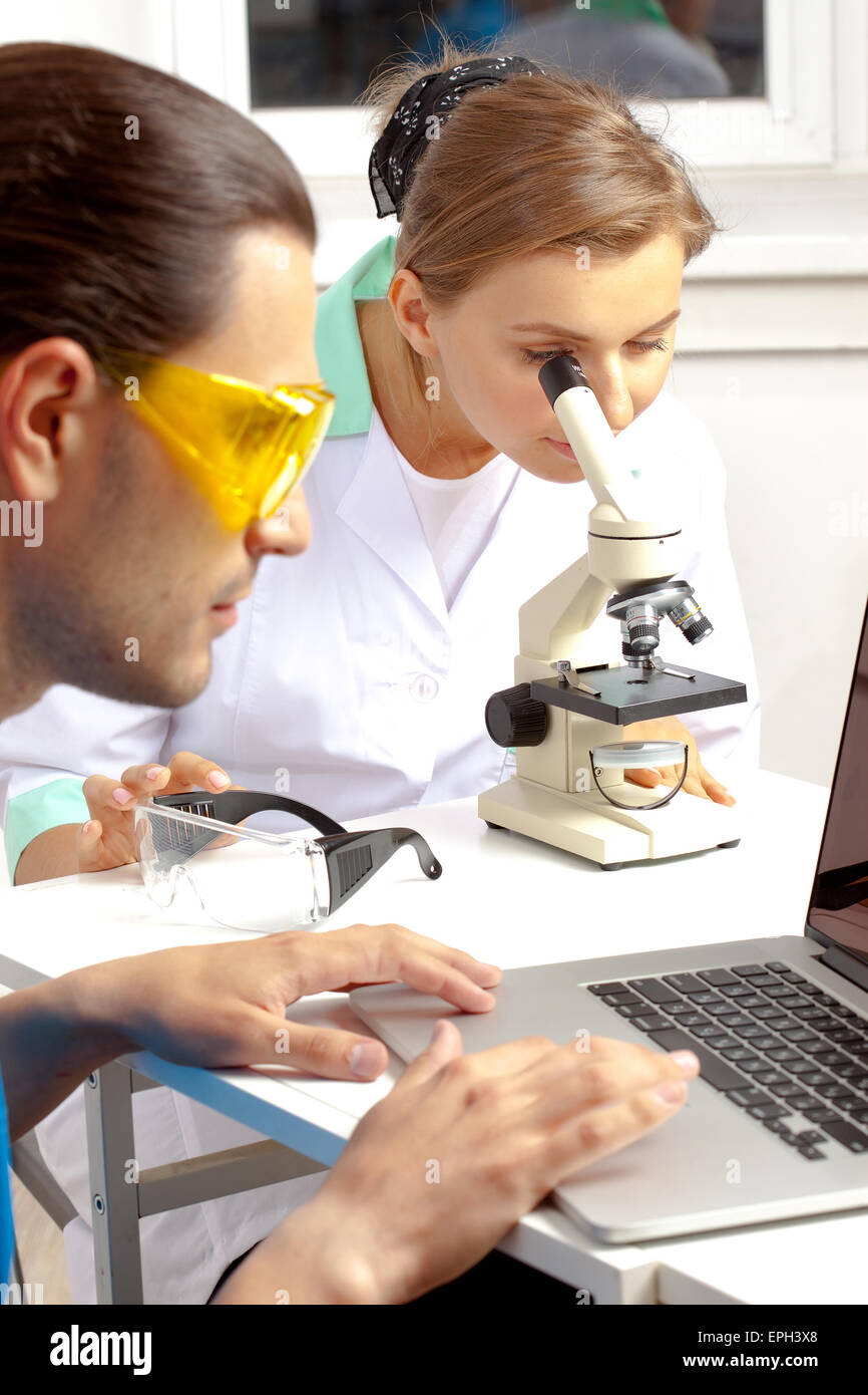 Laboratory researchers hi-res stock photography and images - Alamy