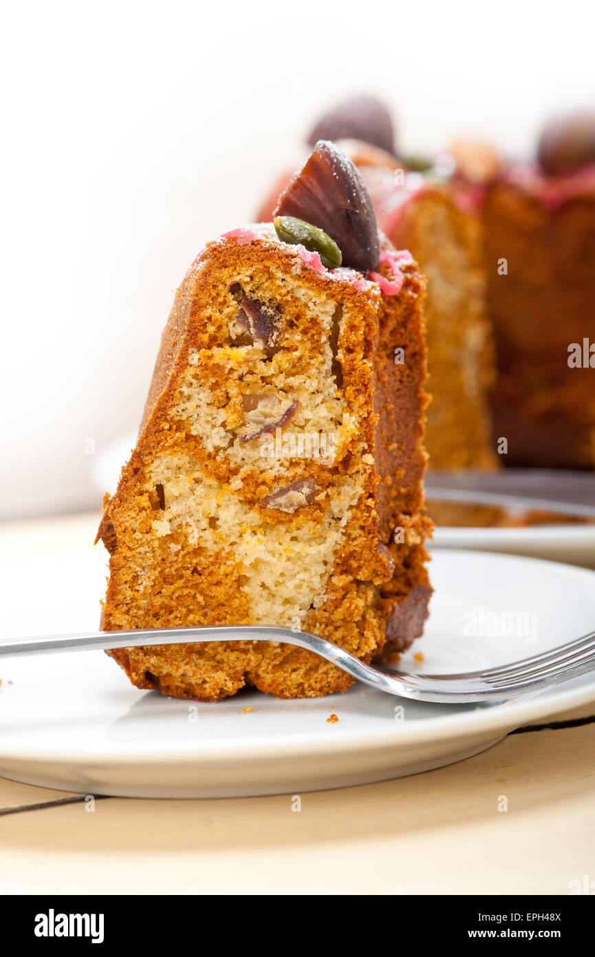 chestnut cake bread dessert Stock Photo - Alamy