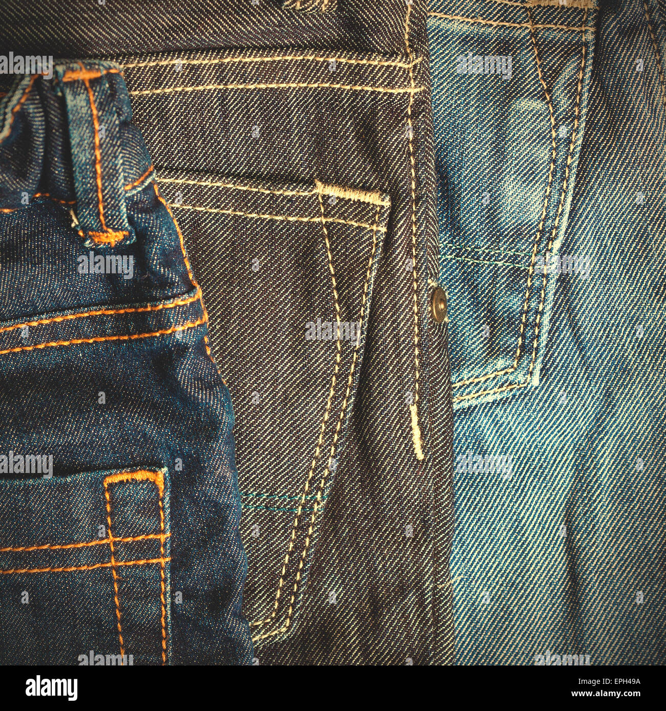 Back pockets of jeans hi-res stock photography and images - Alamy