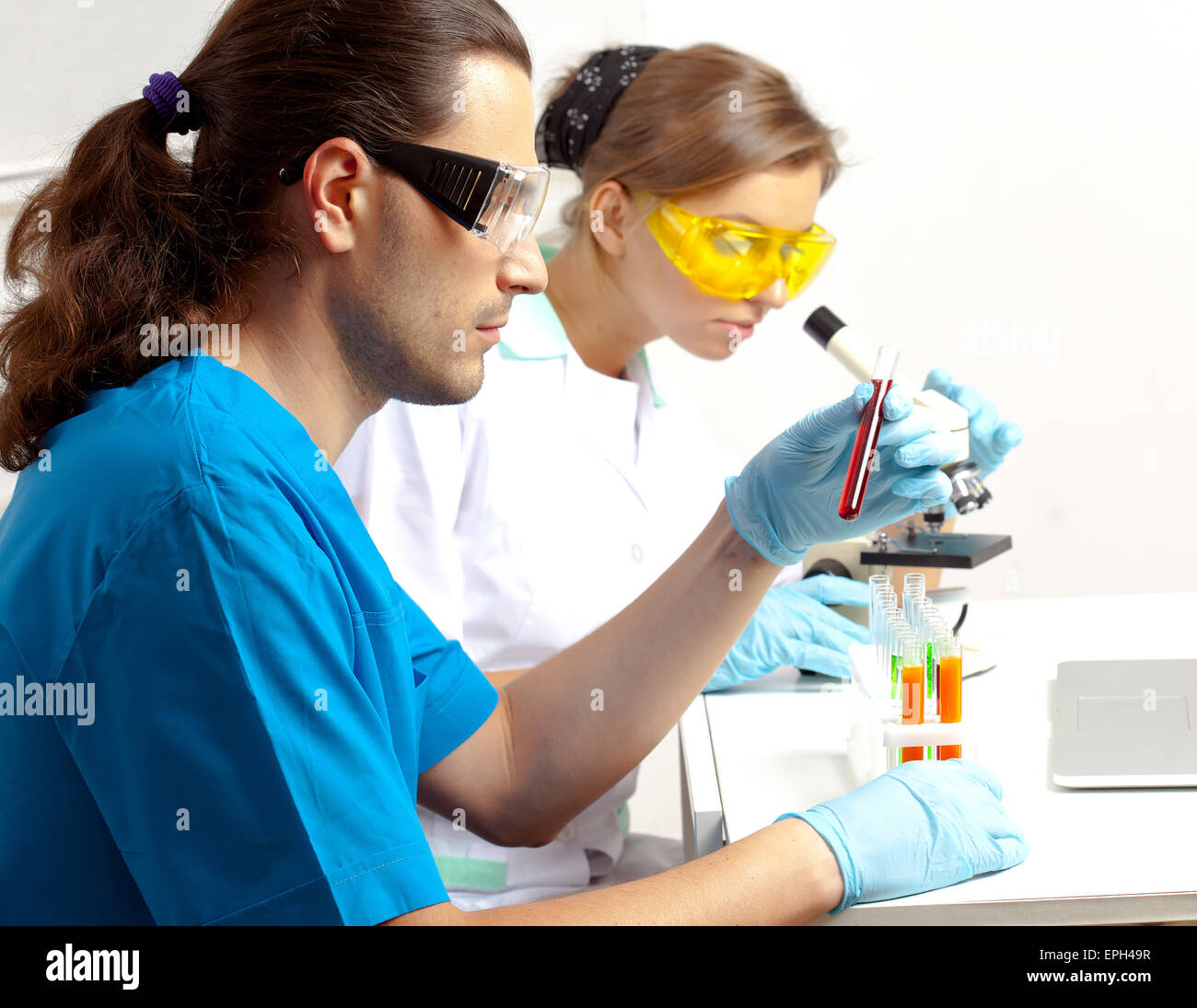 Lab Smock High Resolution Stock Photography and Images - Alamy