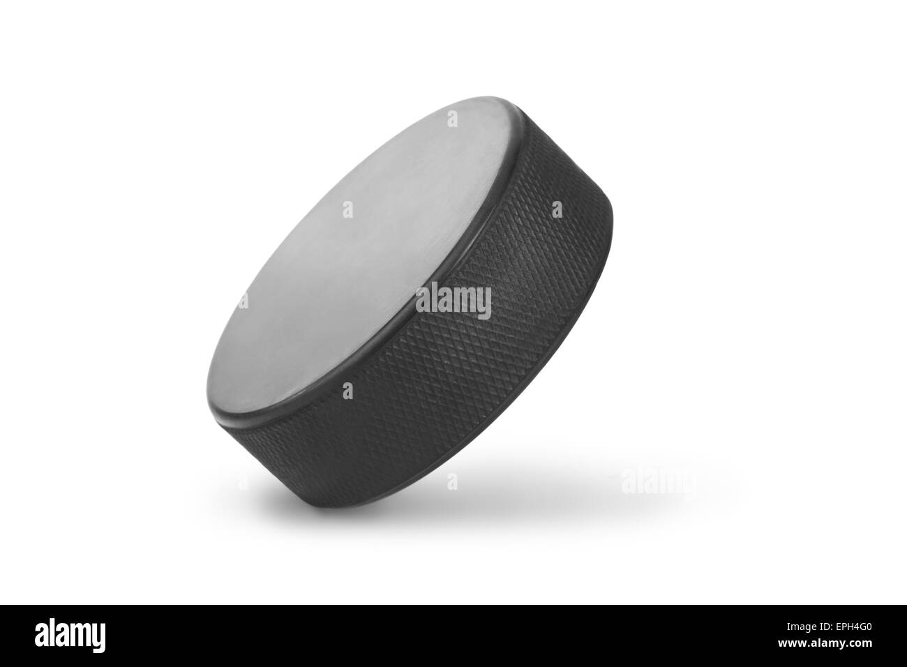 Ice hockey puck Stock Photo - Alamy