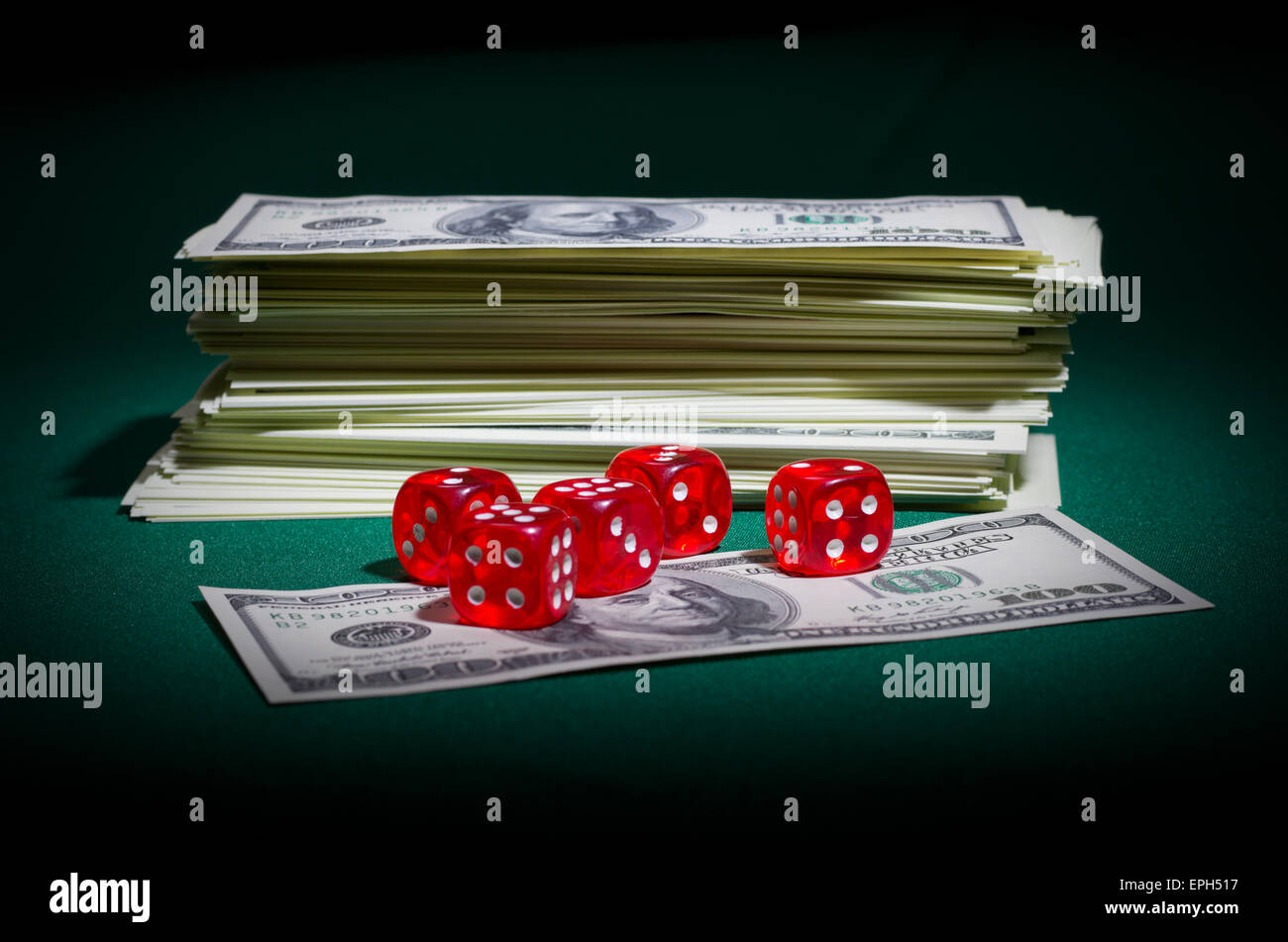 Green dollars hi-res stock photography and images - Alamy