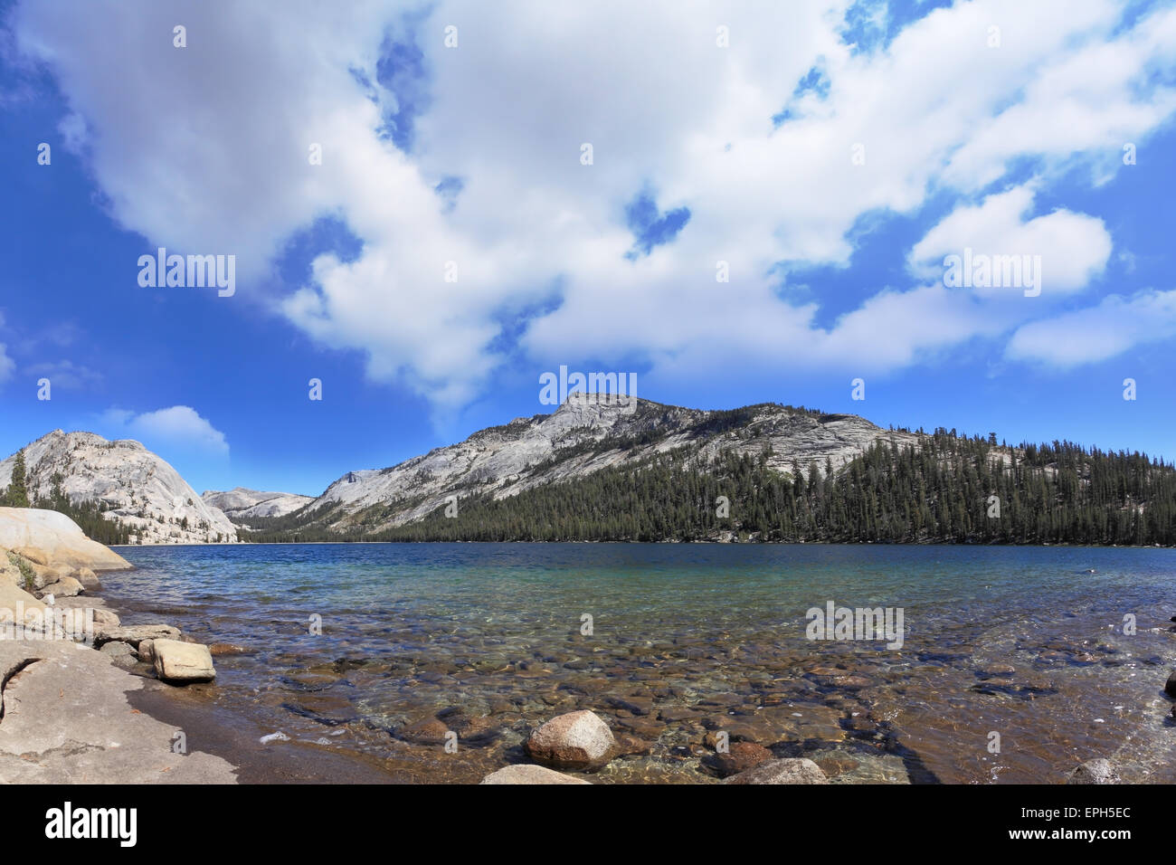 The majestic Lake Tioga Stock Photo - Alamy