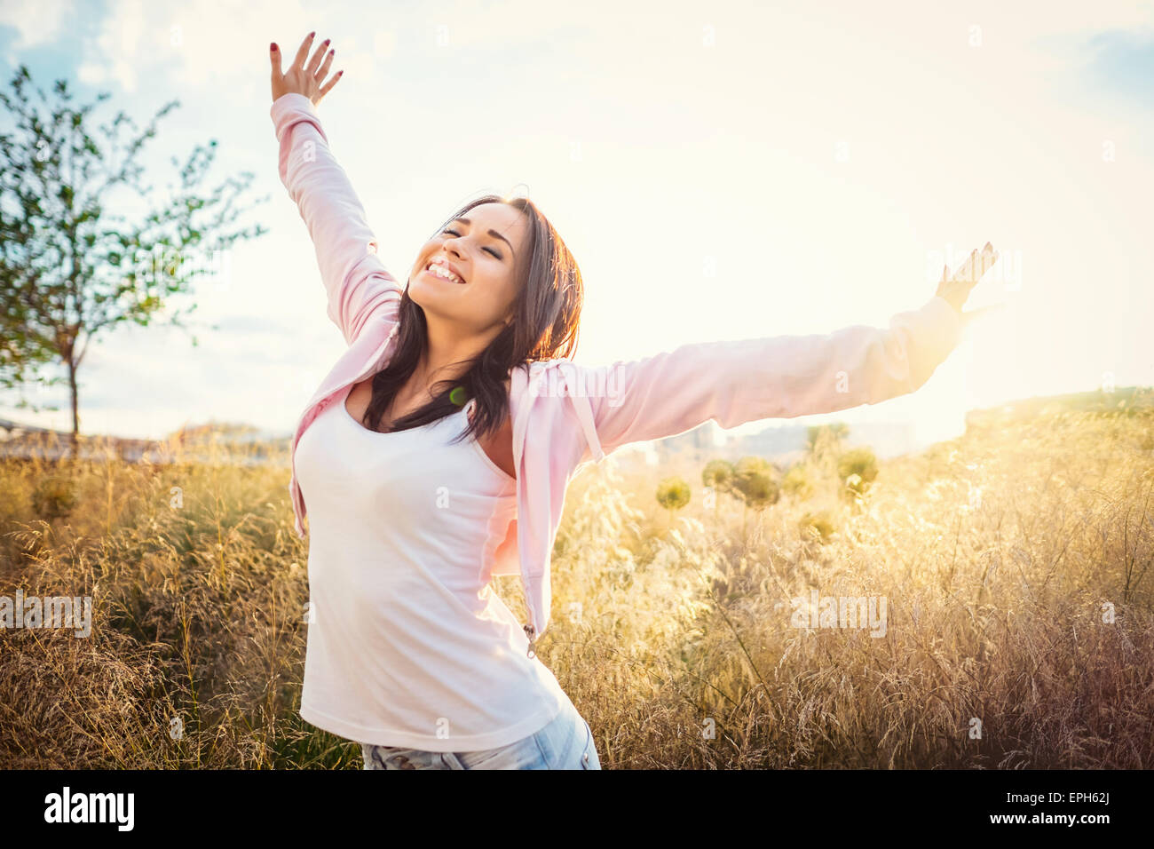 Happiness person hi-res stock photography and images - Alamy