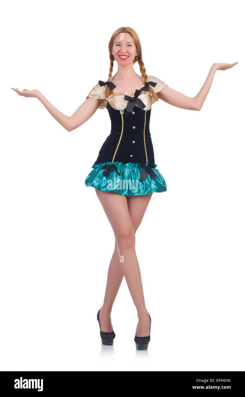 Woman robe holding Cut Out Stock Images & Pictures - Alamy