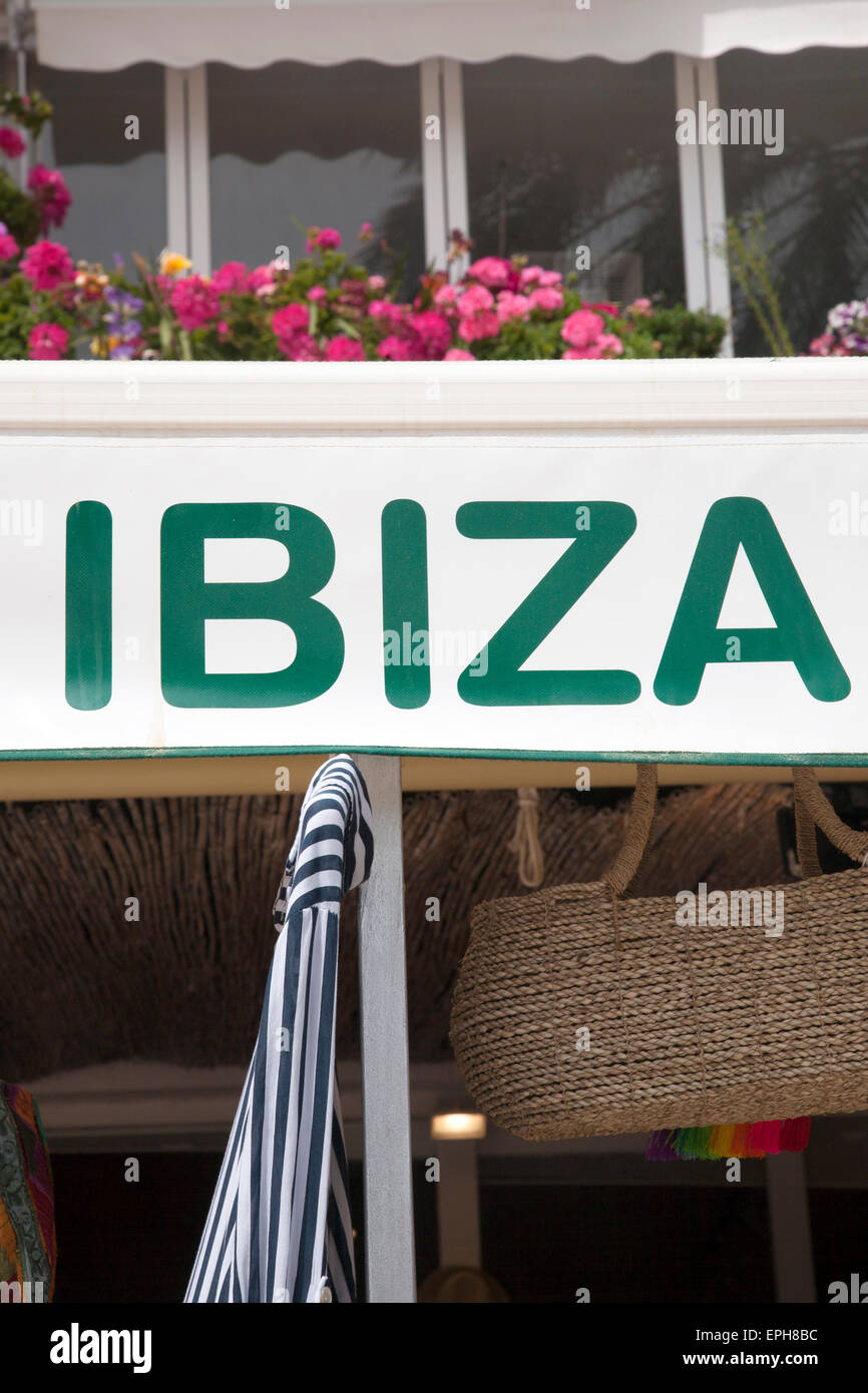 Ibiza spain shop sign hi-res stock photography and images - Alamy
