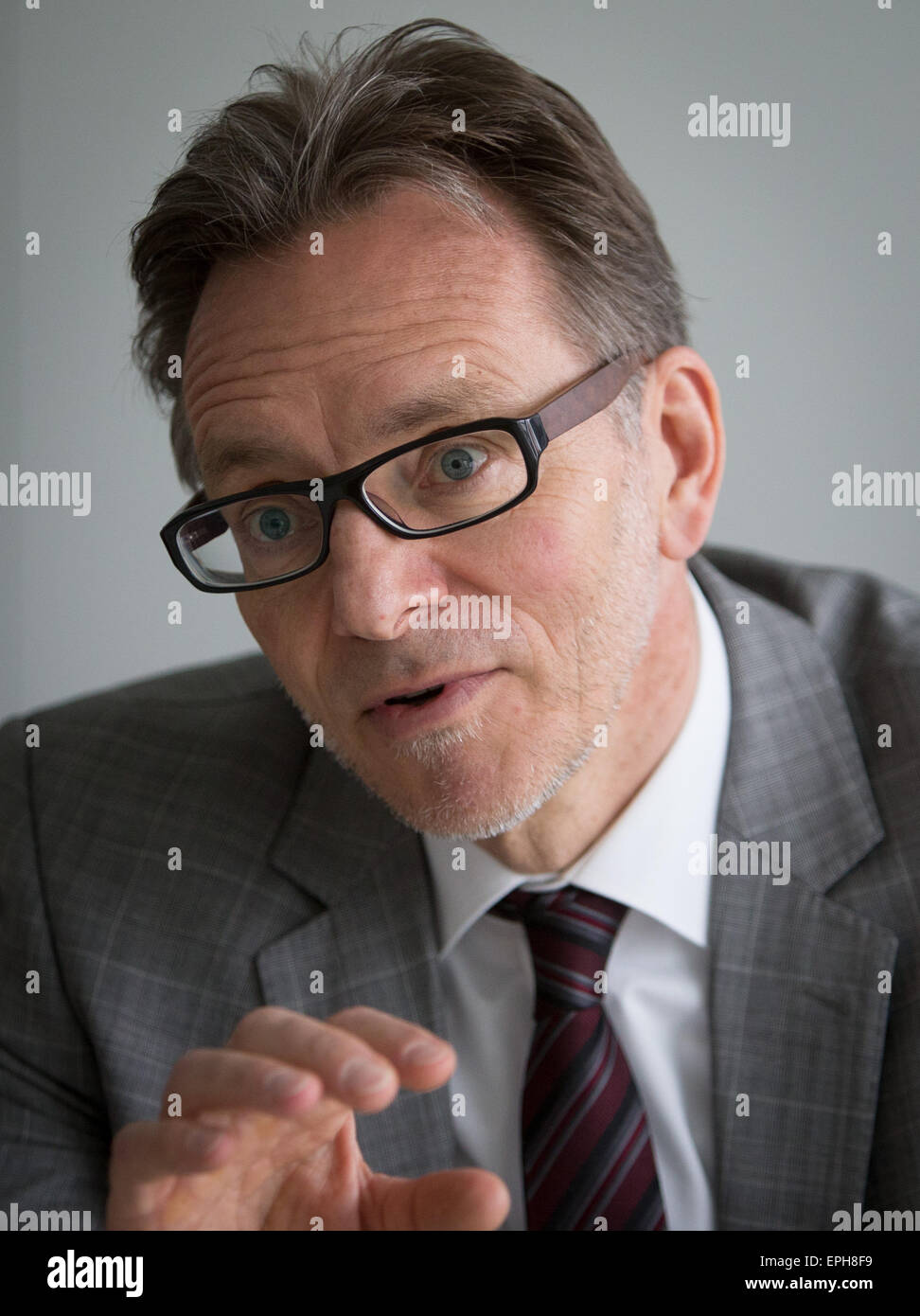 Berlin, Germany. 18th May, 2015. Holger Muench, President of the German ...