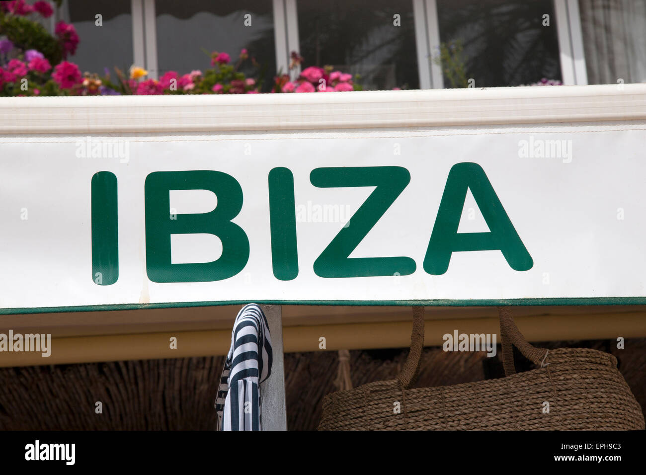 Ibiza Sign, Balearic Islands, Spain Stock Photo - Alamy