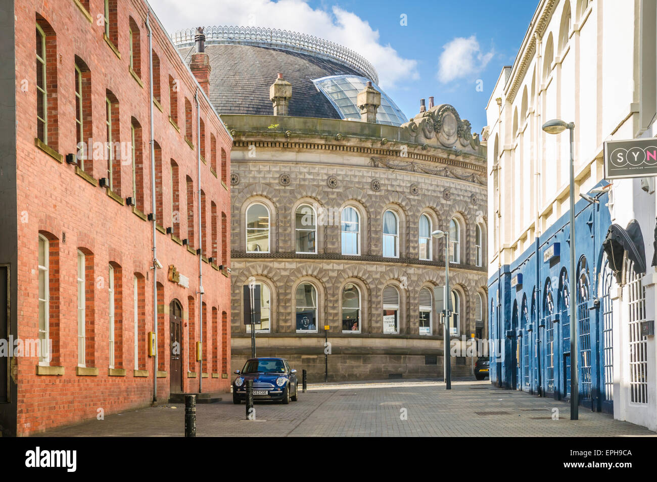 Side Street View of Corn Exchange Leeds, West Yorkshire Stock Photo - Alamy