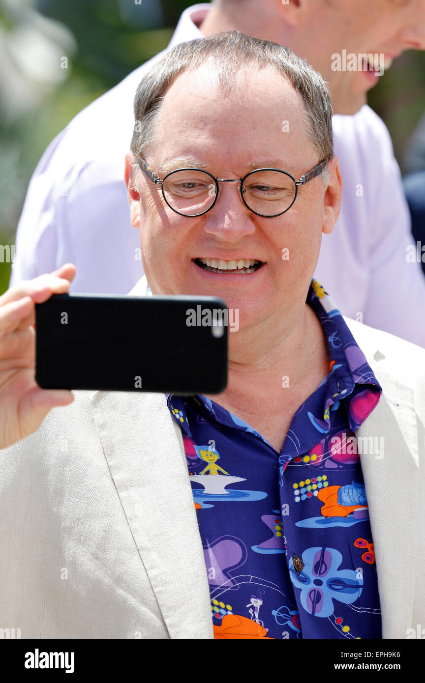 John Lasseter during the 'Inside Out/Alles steht Kopf' photocall at the 68th Cannes Film ...