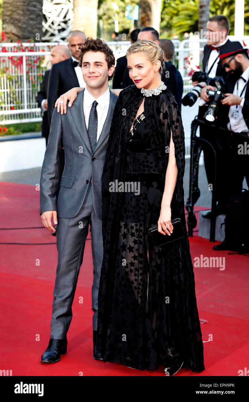 Xavier Dolan and Sienna Miller attending the 'Carol' premiere at the ...