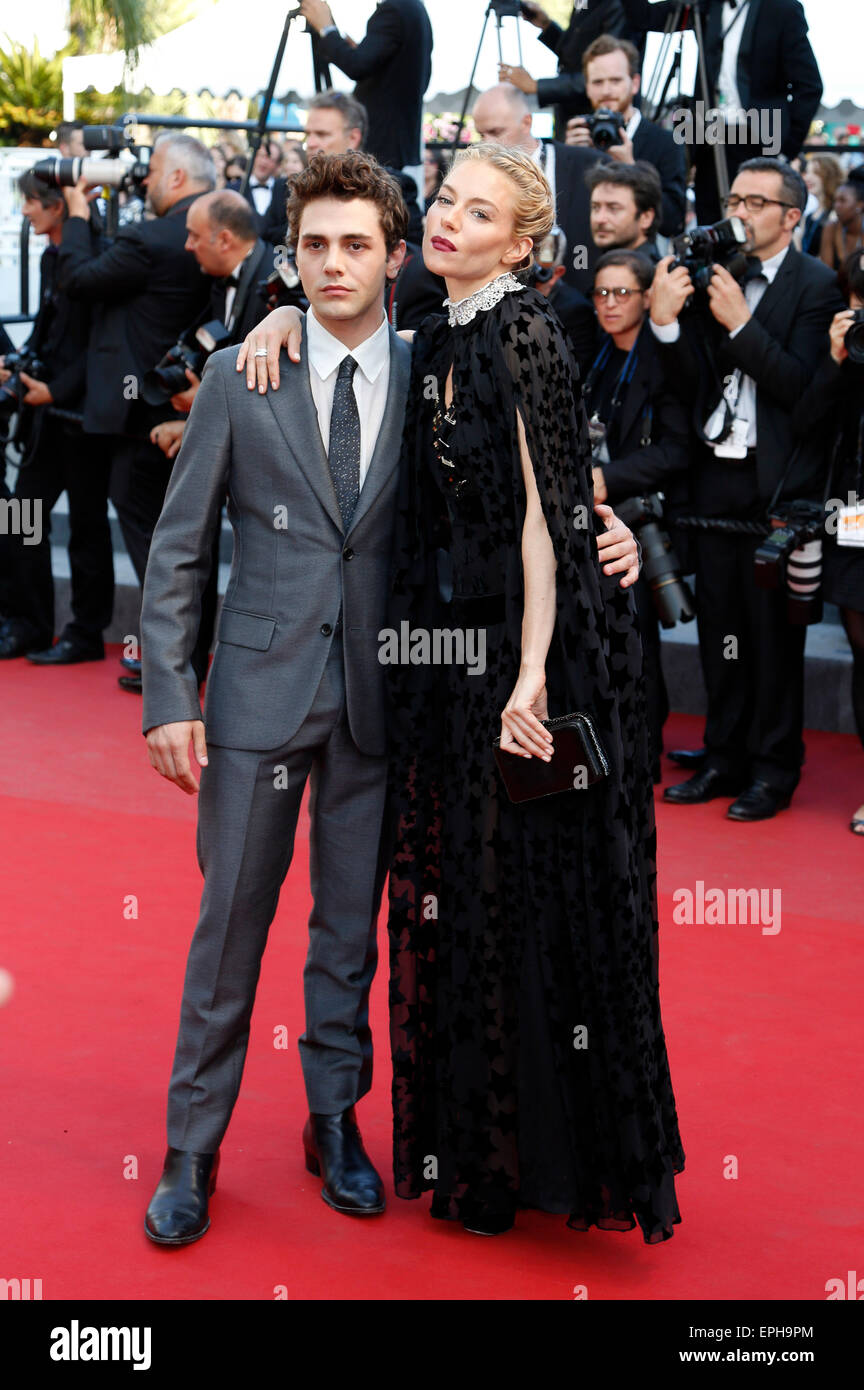 Xavier Dolan and Sienna Miller attending the 'Carol' premiere at the ...