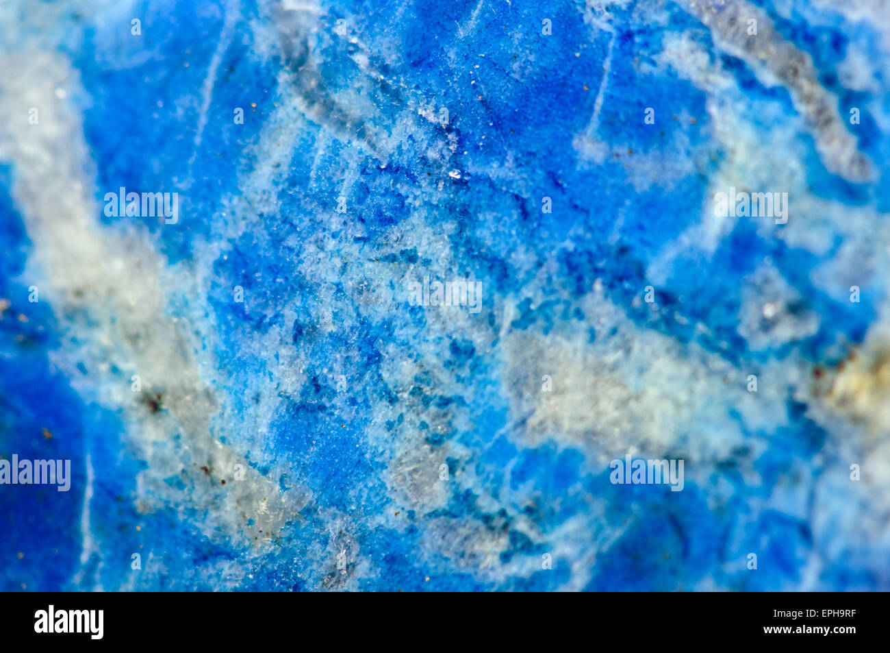 Lazurite 6Nа(АlSiO4)·Na2S. Blue rare mineral. Macro. Beautiful ...