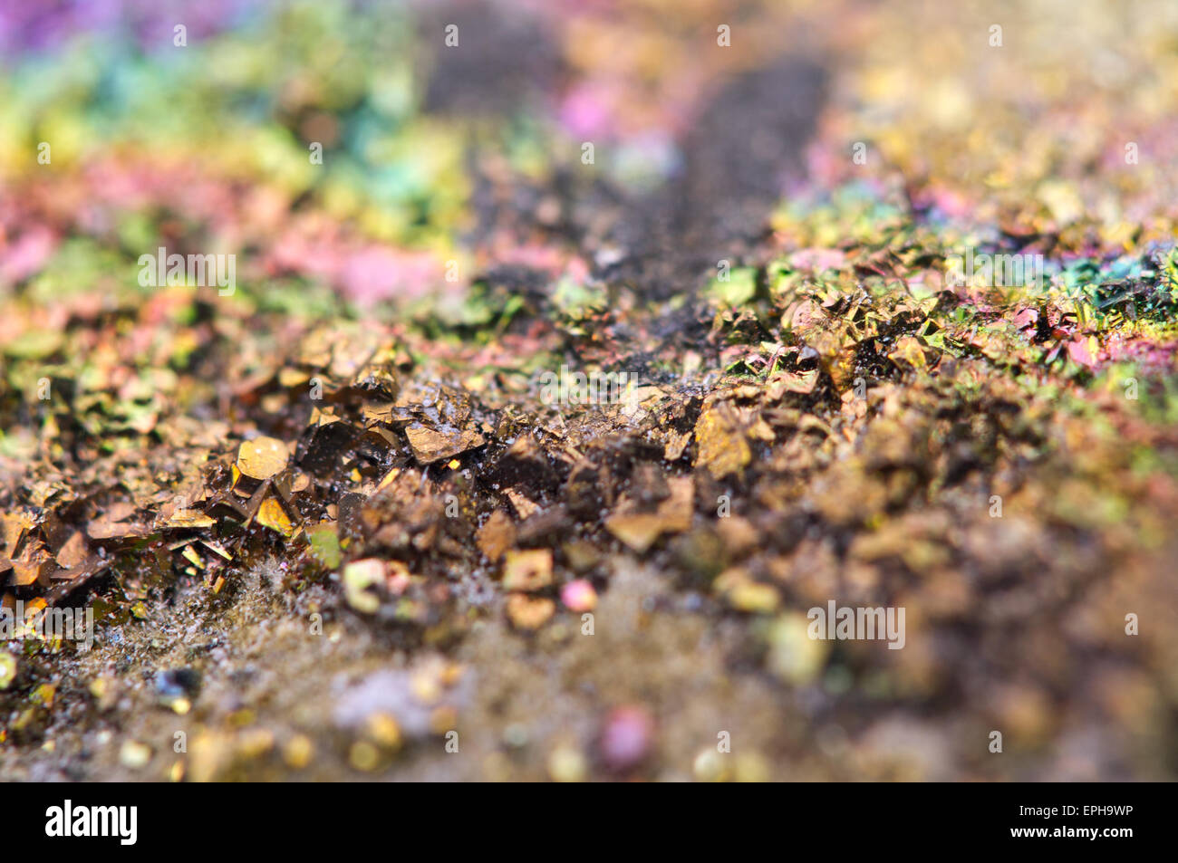 Marcasite (FeS2) iron sulphide with orthorhombic crystal structure ...