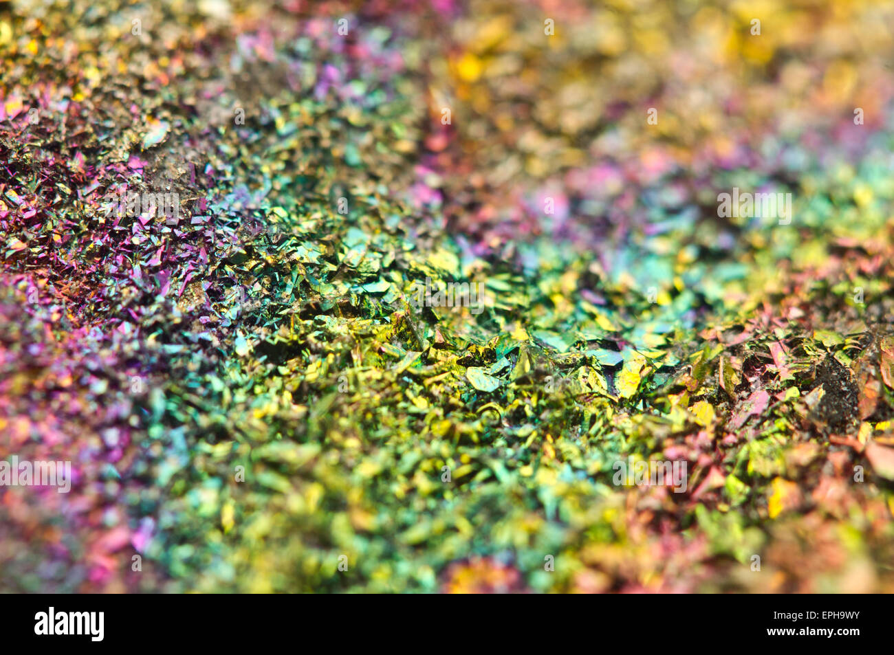 Marcasite (FeS2) iron sulphide with orthorhombic crystal structure ...