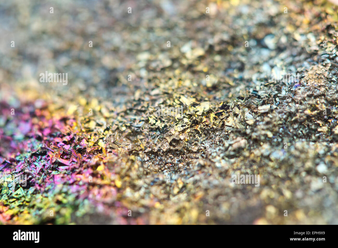 Marcasite (FeS2) iron sulphide with orthorhombic crystal structure ...