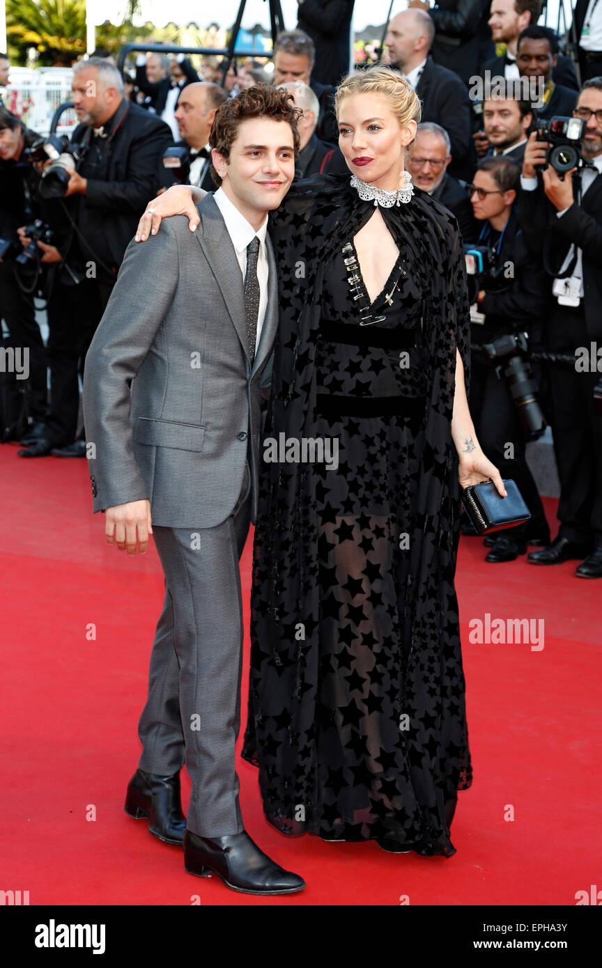 Xavier Dolan and Sienna Miller attending the 'Carol' premiere at the ...