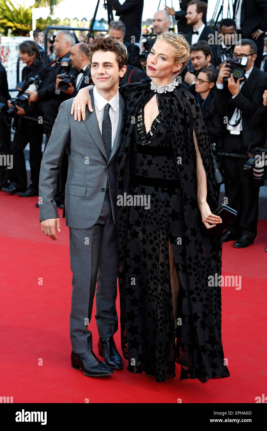 Xavier Dolan and Sienna Miller attending the 'Carol' premiere at the ...