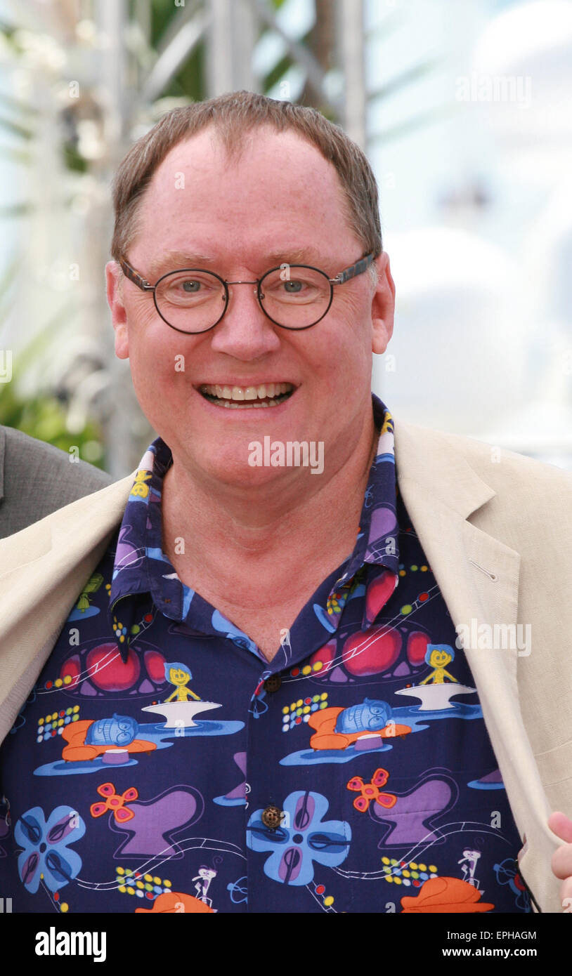 John Lasseter at the Inside Out film photo call at the 68th Cannes Film Festival Monday May 18th ...
