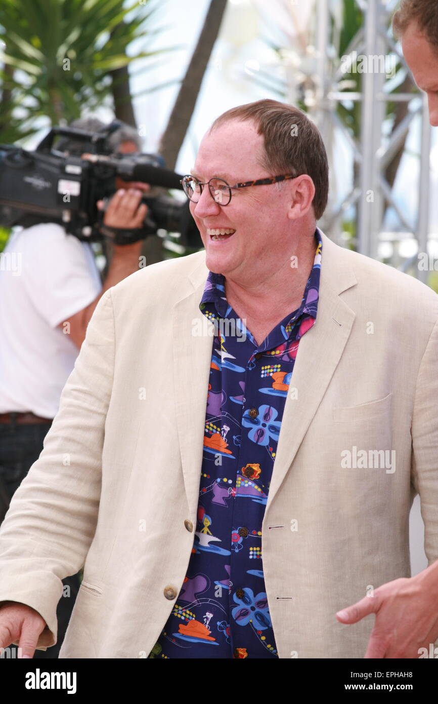 John Lasseter at the Inside Out film photo call at the 68th Cannes Film Festival Monday May 18th ...