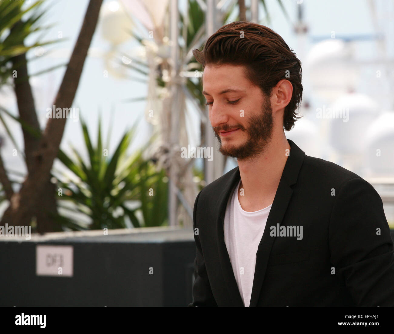 Actor Pierre Niney at the Inside Out film photo call at the 68th Cannes ...