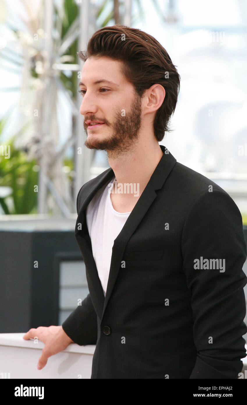 Actor Pierre Niney at the Inside Out film photo call at the 68th Cannes ...