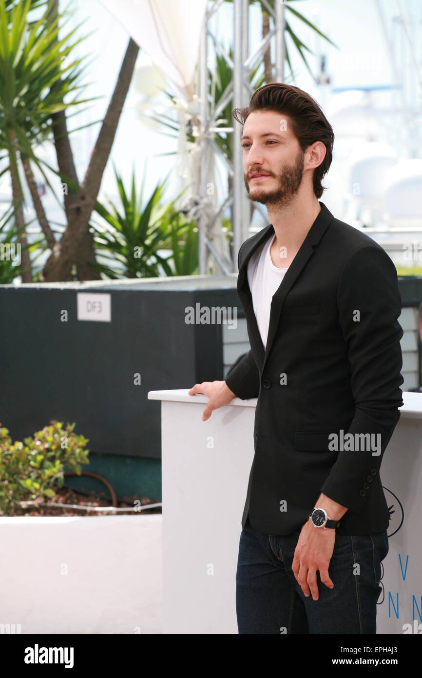 Actor Pierre Niney at the Inside Out film photo call at the 68th Cannes ...