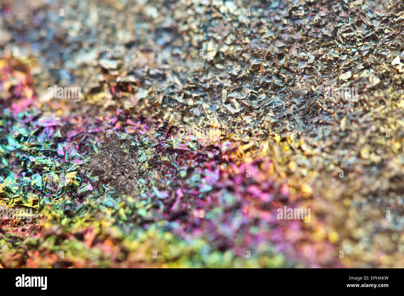 Marcasite (FeS2) iron sulphide with orthorhombic crystal structure ...