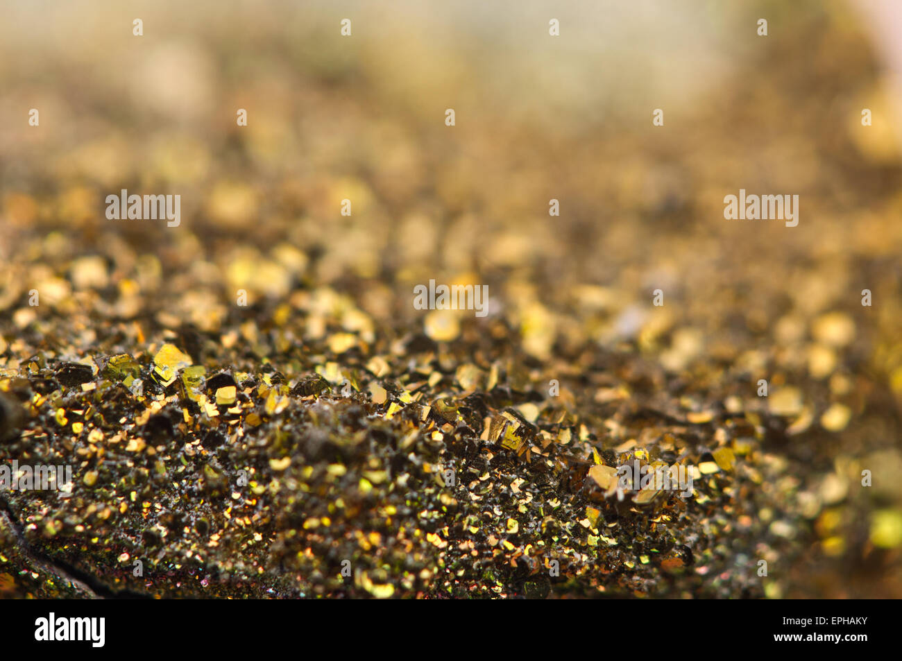 Marcasite (FeS2) iron sulphide with orthorhombic crystal structure ...