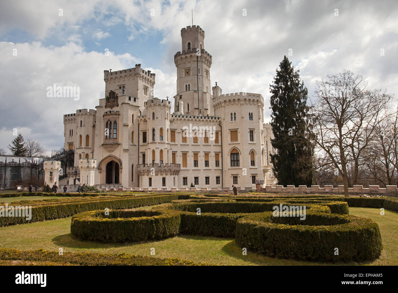 Hluboka Castle and Gardens Stock Photo - Alamy