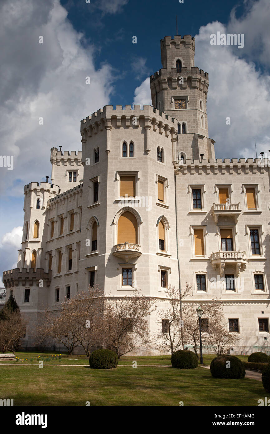 Hluboka Castle and Gardens Stock Photo - Alamy