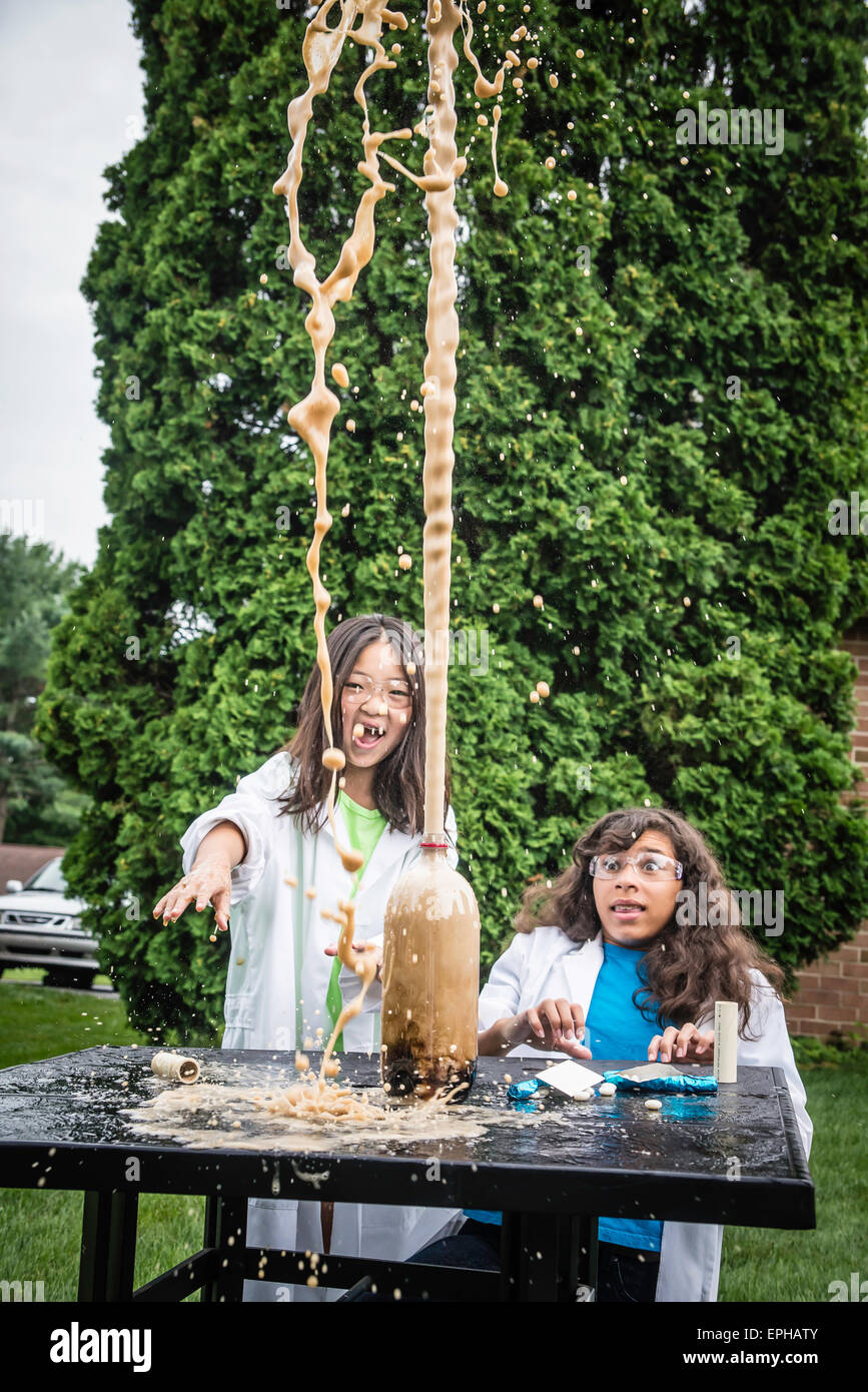 Diet Coke And Mentos Explosion