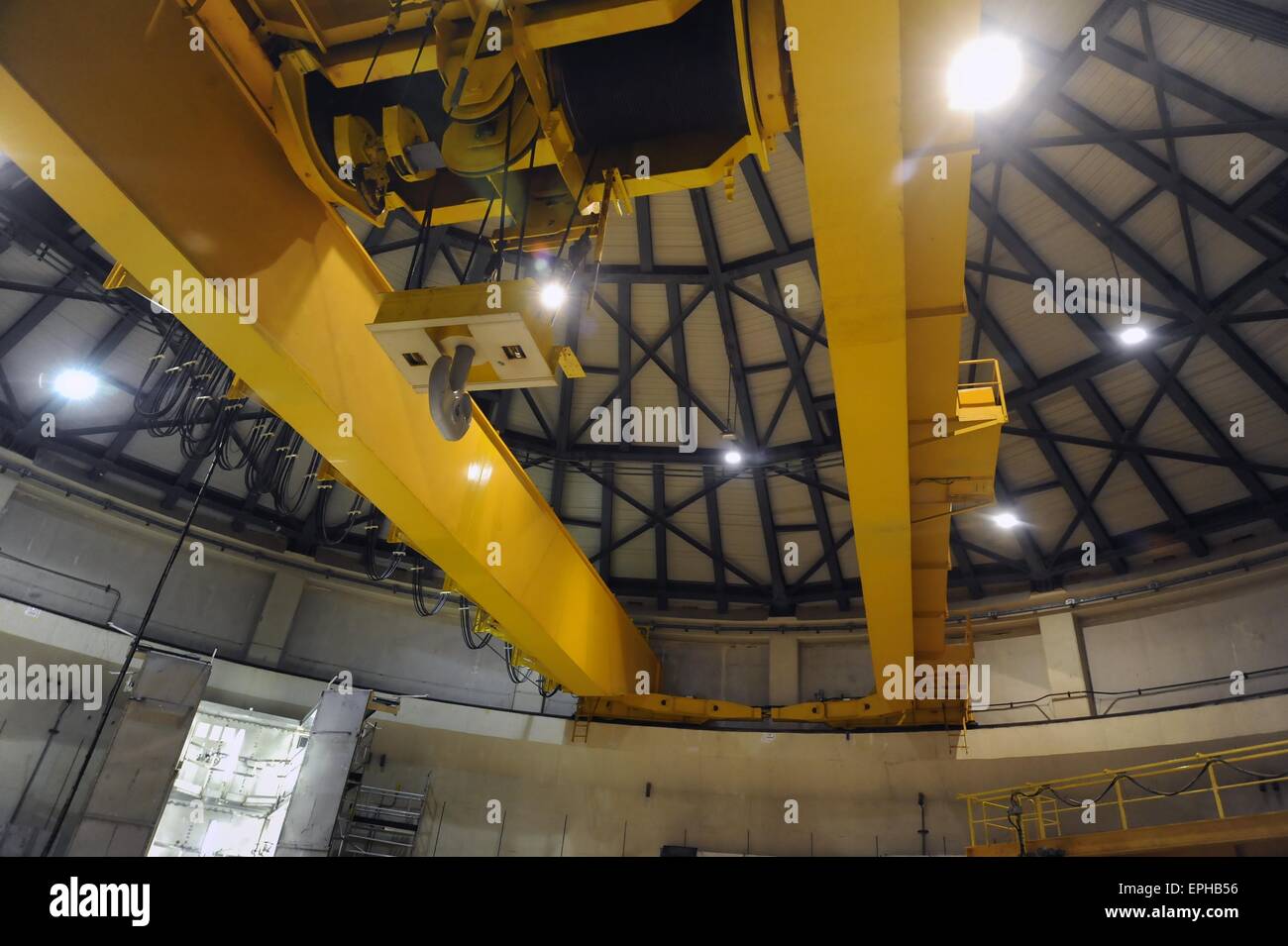 Caorso nuclear power station (Italy), in the process of deactivation ...