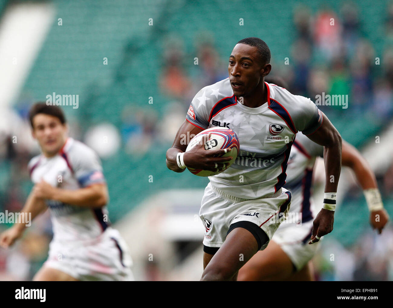 Twickenham, London UK. 17th May, 2015. Perry Baker (USA) at Cup Final ...