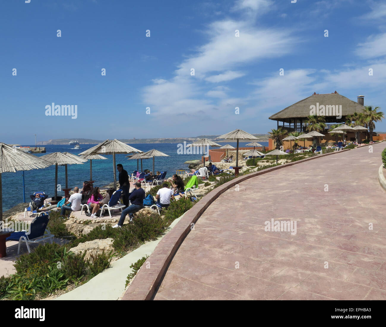 Ramla Bay Hotel & Resort, Malta Stock Photo - Alamy