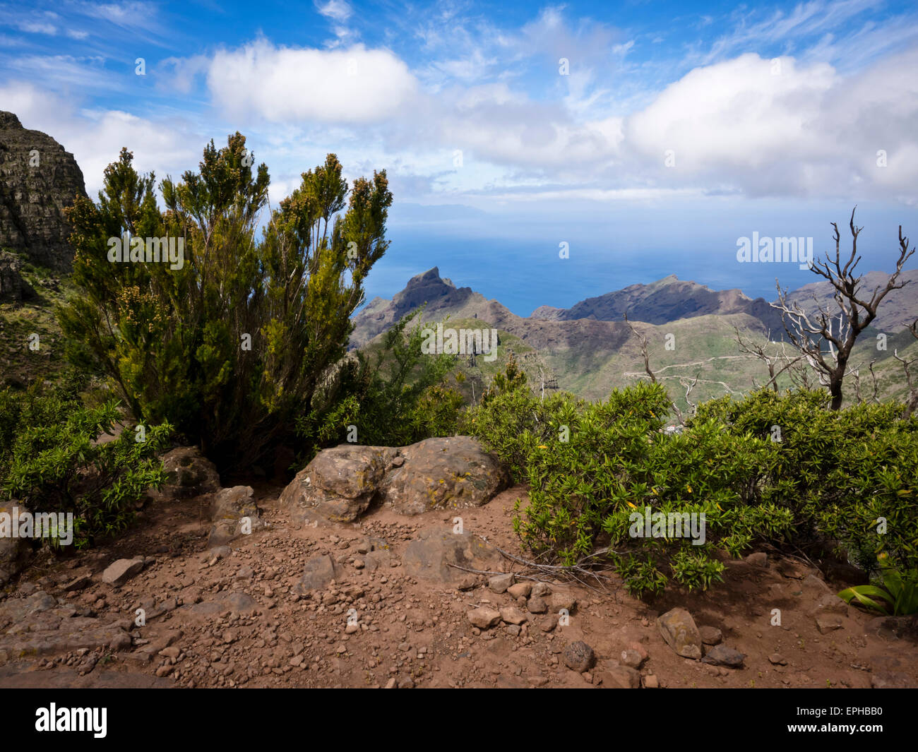Wanderung von Santiago del Teide nach Masca Stock Photo - Alamy