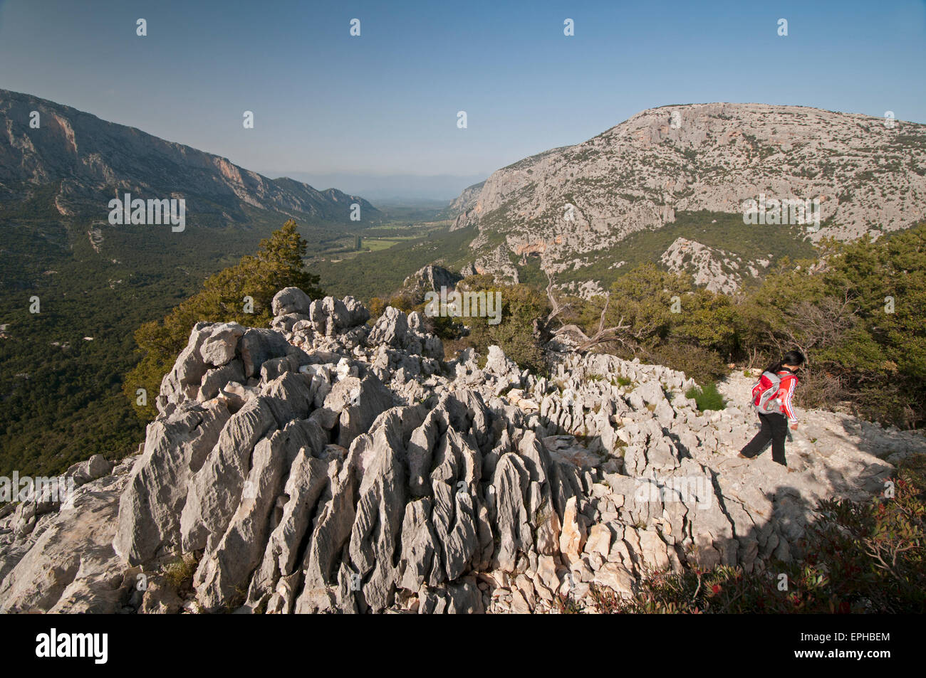 Dorgali,Sardinia,Italy, 4/2015. Landscape and view of the wild ...