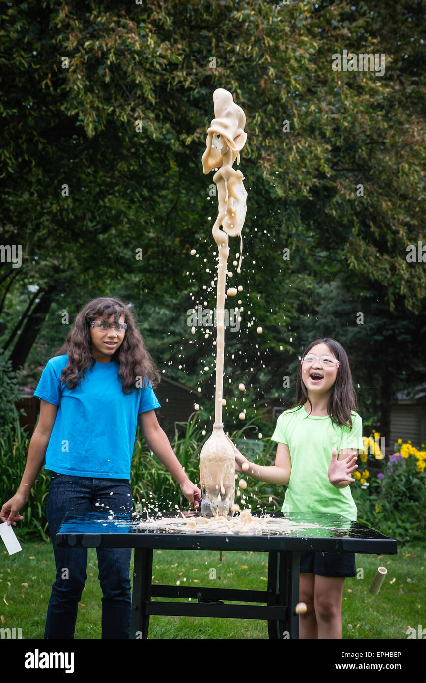 Diet Coke And Mentos Explosion