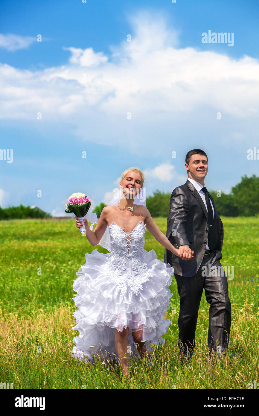Couple summer outdoor Stock Photo - Alamy