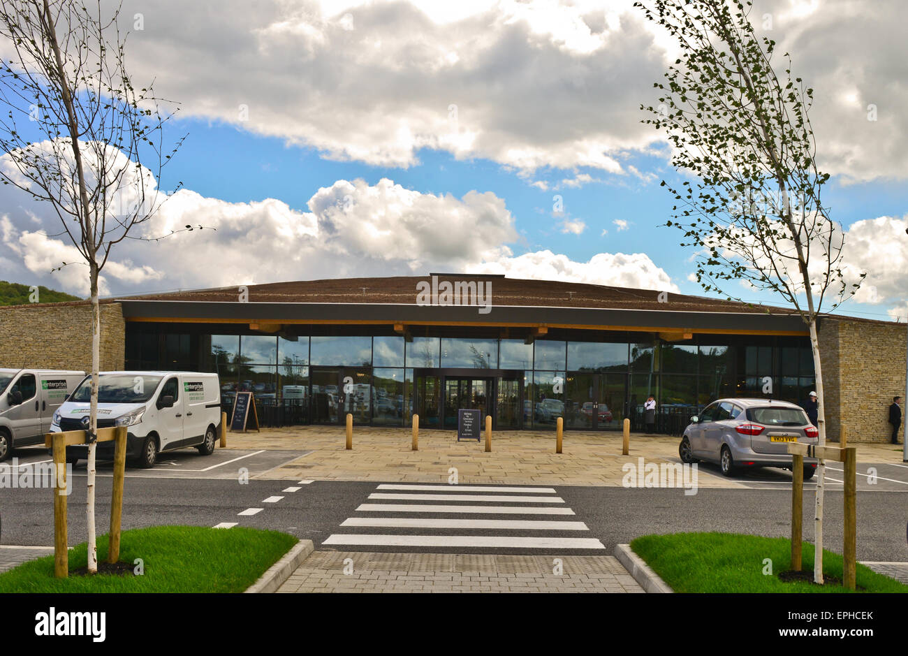 Gloucester, UK. 18th May, 2015. Launch of brand new services station ...