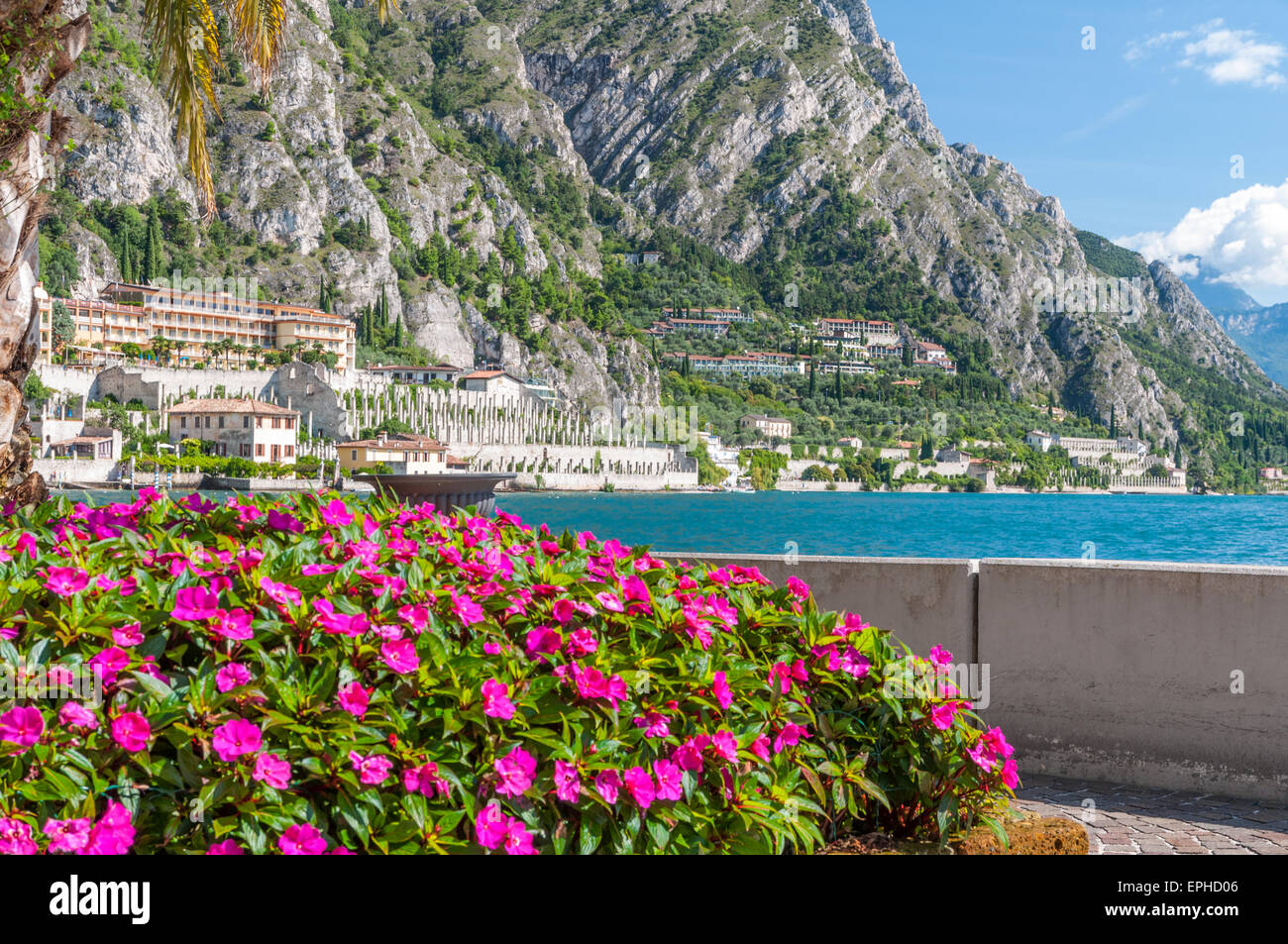 Landscape of Limone sul Garda, Lake Garda, Italy Stock Photo - Alamy